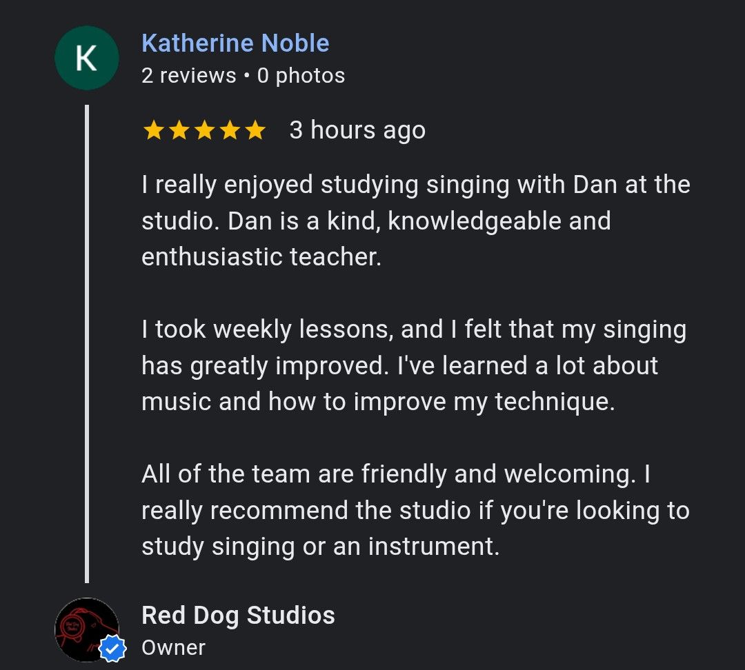Testimonials – Red Dog Studios